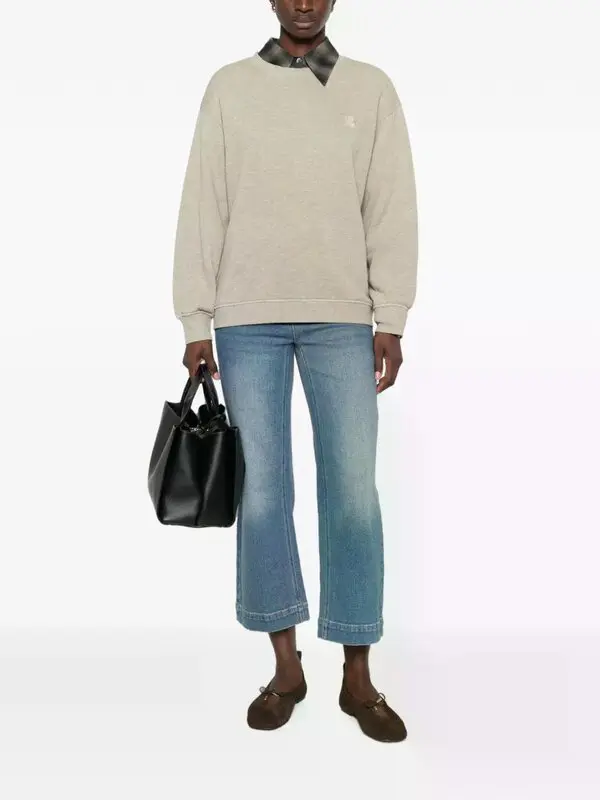 MAISON123 Lesly Logo-embroidered Lesly Sweater