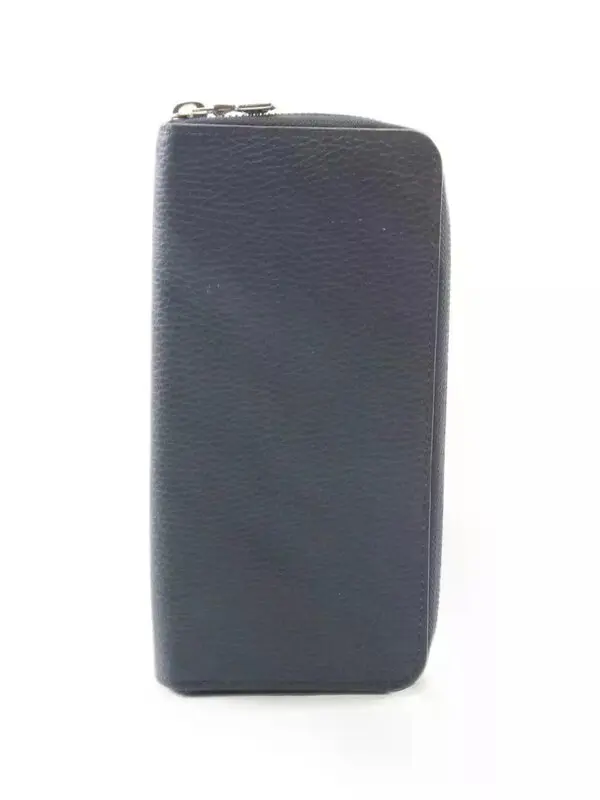 LOUIS VUITTON Vertical Leather Wallet - Blue