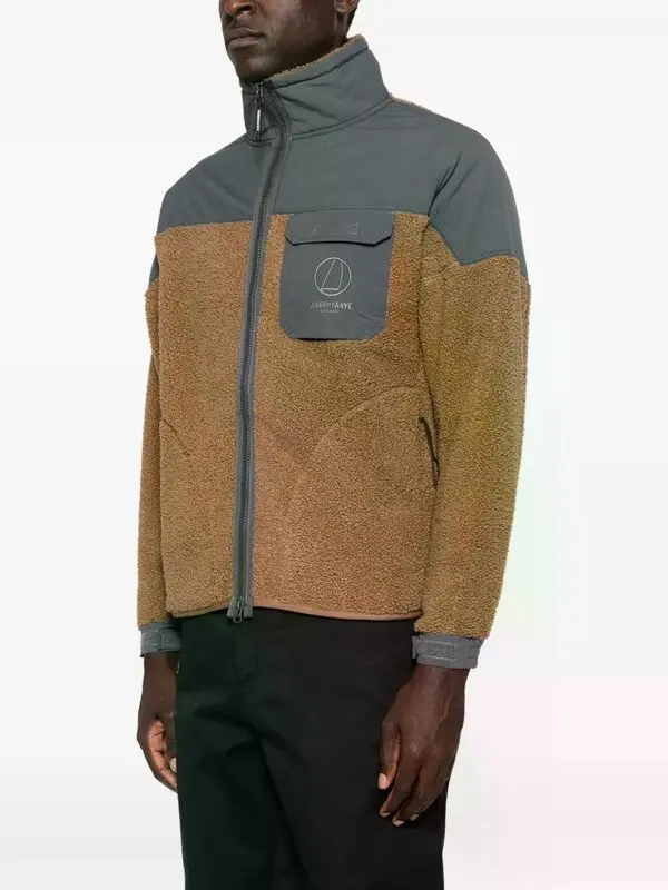 MURPHY&NYE Fleece-texture Panelled Jacket