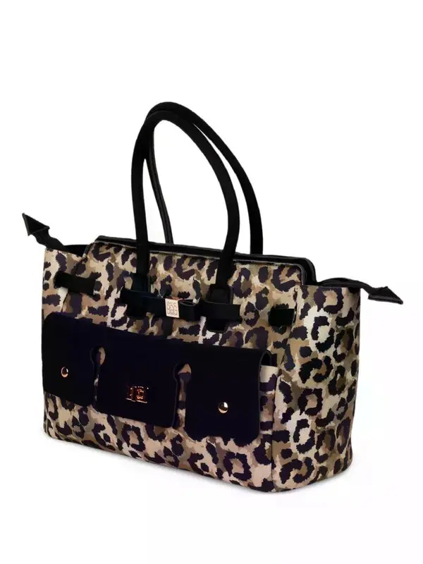 Save My Bag Clara Leopard-print Tote Bag - Neutrals
