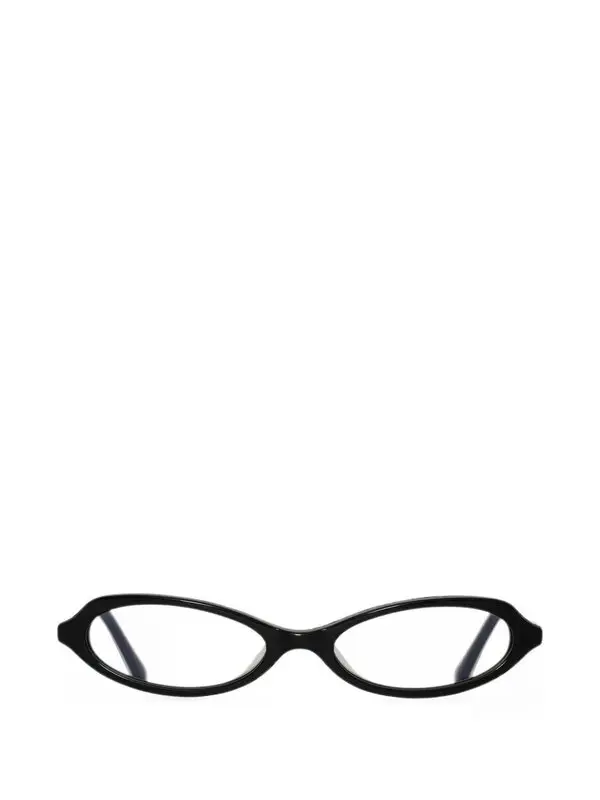 BRU EYEWEAR Echo Oval-frame Glasses - Black
