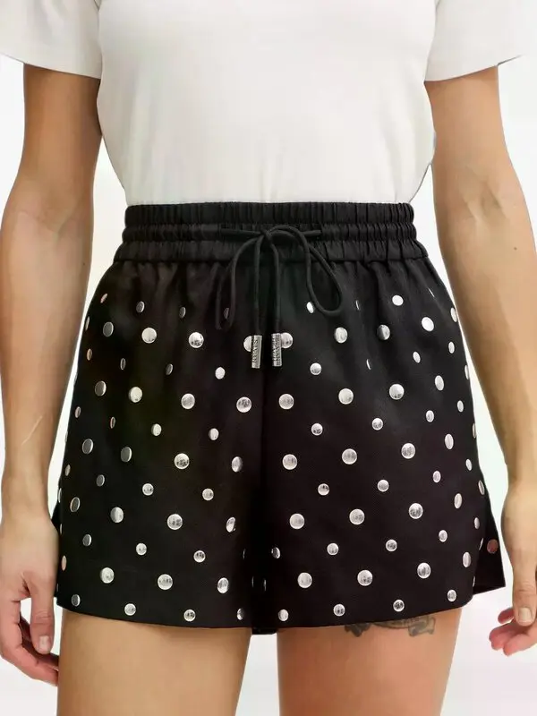 SILVIAN HEACH Varvara Stud-embellished Drawstring Shorts