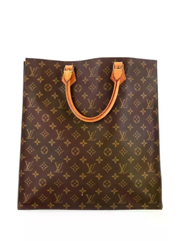 LOUIS VUITTON Vintage Sac Plat Bag Monogram Canvas Tote Bag