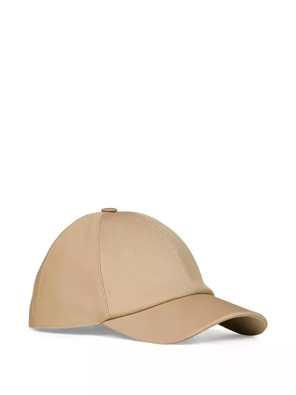 Fendi Hat Beige Cotton Baseball Cap - Neutrals