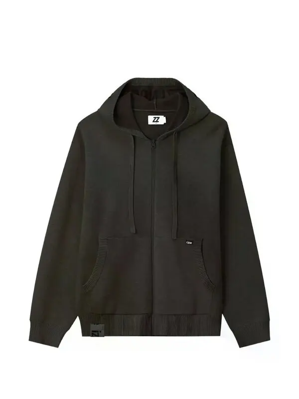 Izzue Logo-print Zip-up Hoodie
