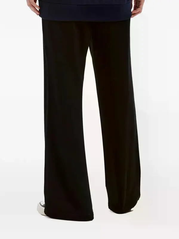 CHOCOOLATE Logo-patch Wide-leg Track Pants