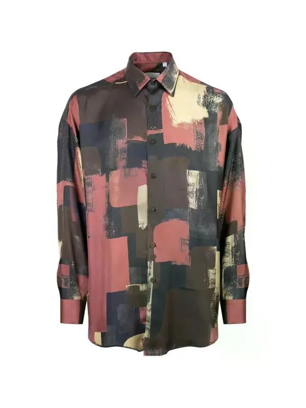 COSTUMEIN Abstract-print Long-sleeve Shirt