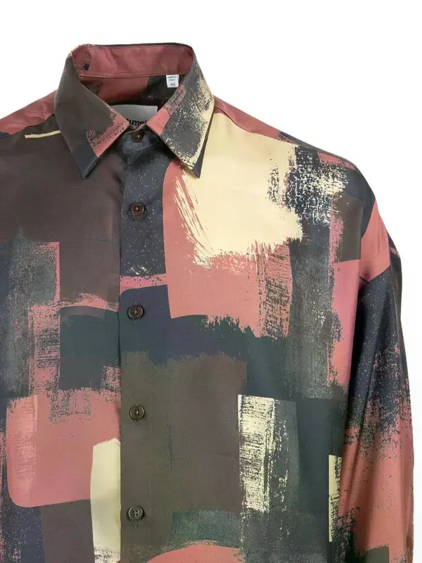 COSTUMEIN Abstract-print Long-sleeve Shirt