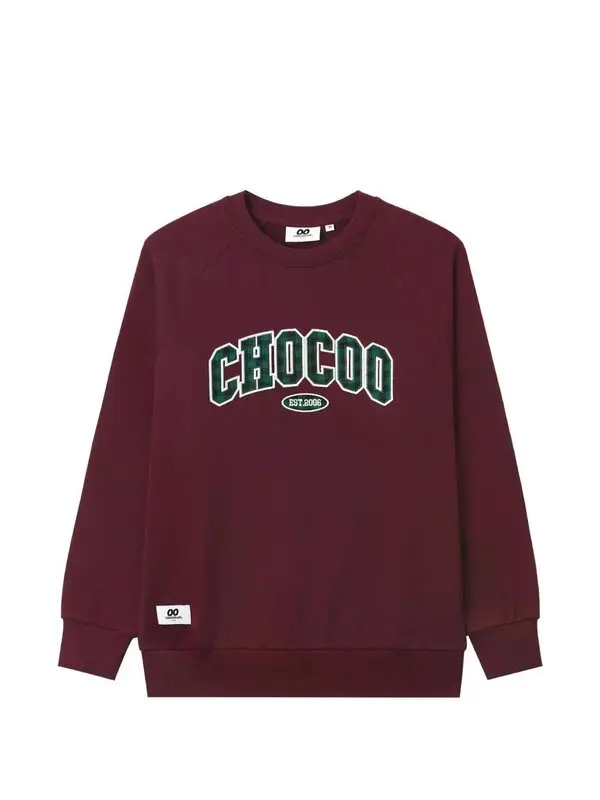 CHOCOOLATE Logo-appliqué Raglan-sleeve Hoodie
