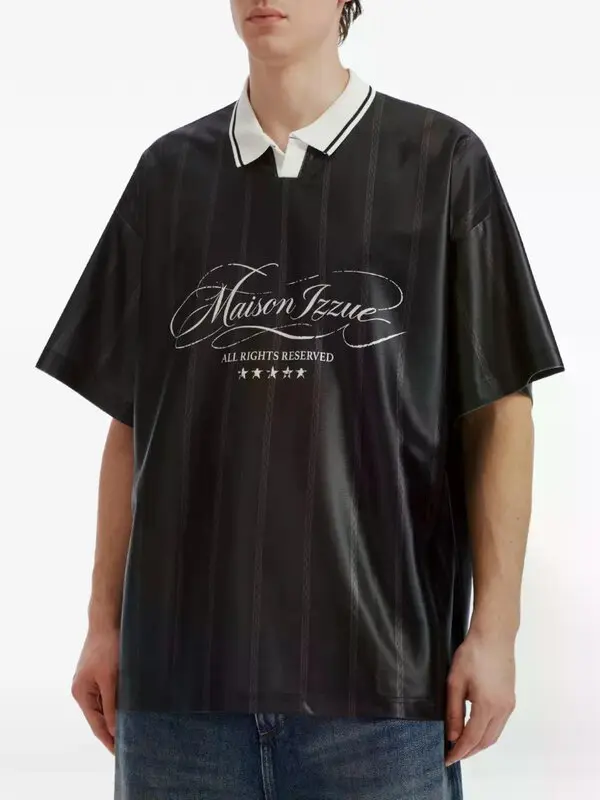 Izzue Logo-print Striped T-shirt