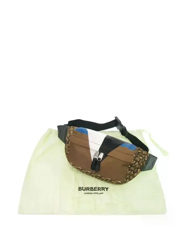 Burberry 2018-2023 Tb Monogram Nylon Sonny Belt Bag