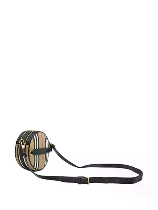 Burberry Icon Stripe Coated Canvas Louise Cross Body Bag