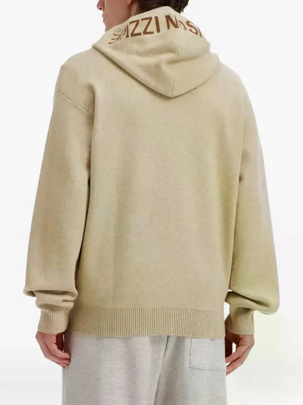 Izzue Logo-print Zip-up Hoodie
