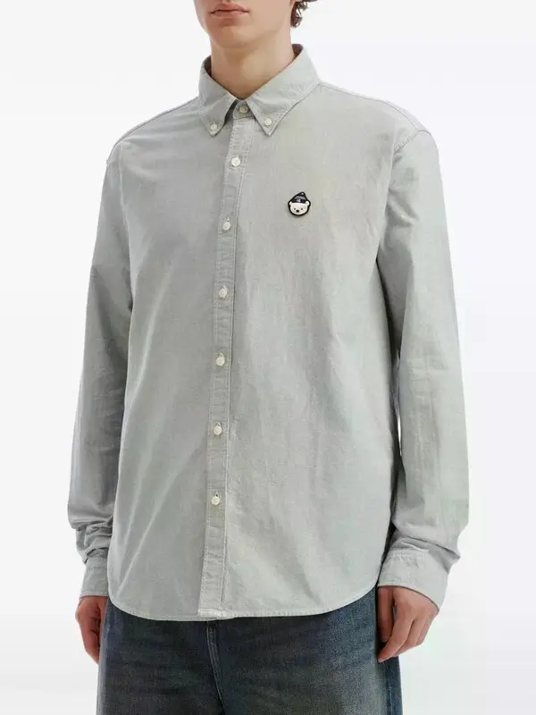CHOCOOLATE Logo-patch Button-down Shirt
