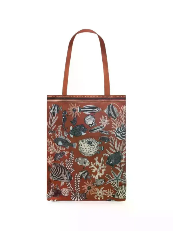 INOUI EDITIONS Neptune Fish-print Tote Bag