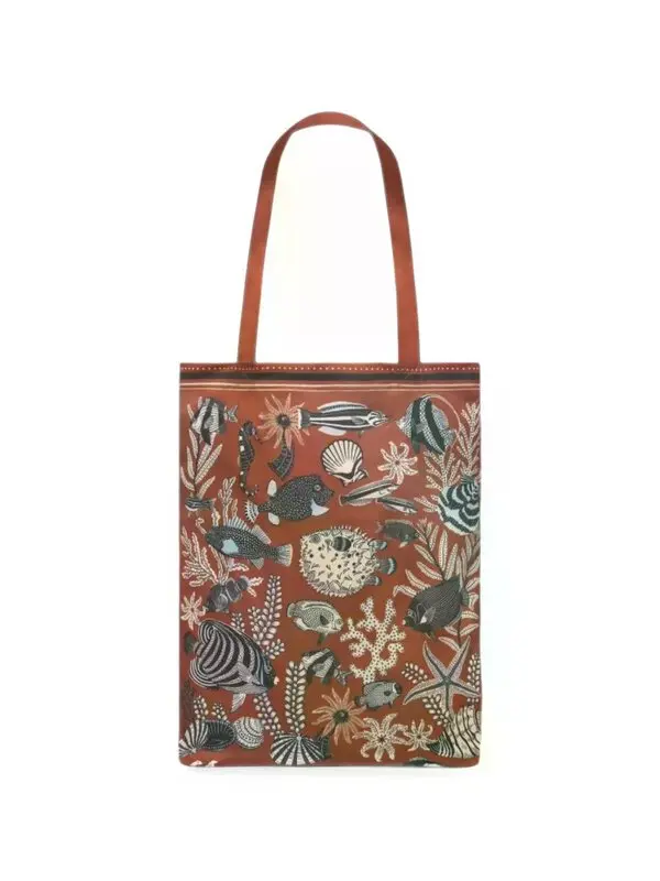INOUI EDITIONS Neptune Fish-print Tote Bag