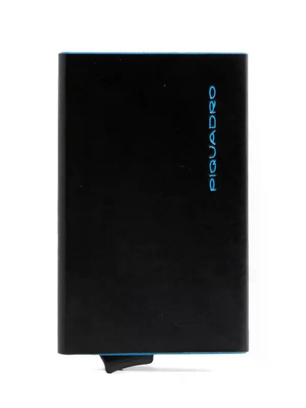 PIQUADRO Logo-print Card Holder - Black