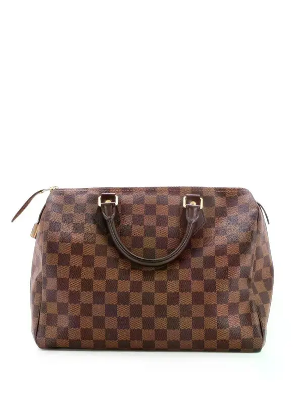 LOUIS VUITTON Speedy Handbag Damier 30 Satchel