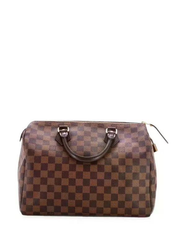 LOUIS VUITTON Speedy Handbag Damier 30 Satchel