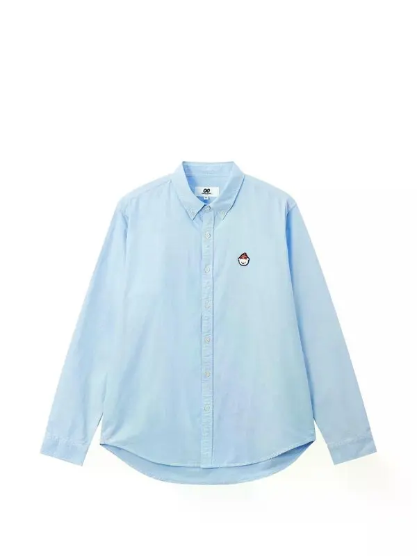 CHOCOOLATE Bear-patch Button-down Shirt