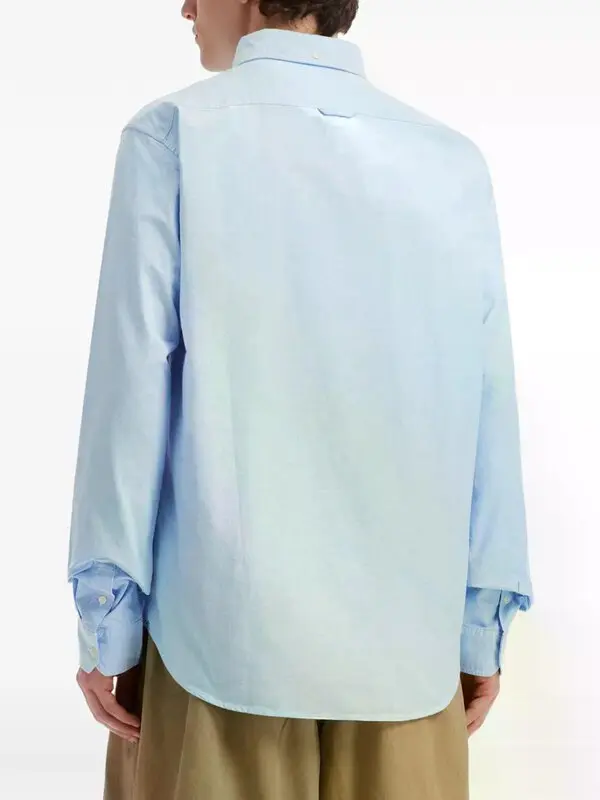CHOCOOLATE Bear-patch Button-down Shirt