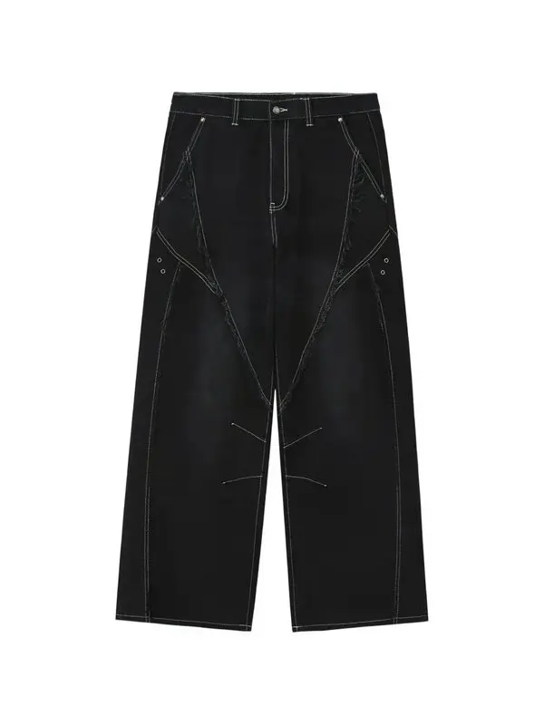 FIVE CM Raw-edge Panelled Jeans