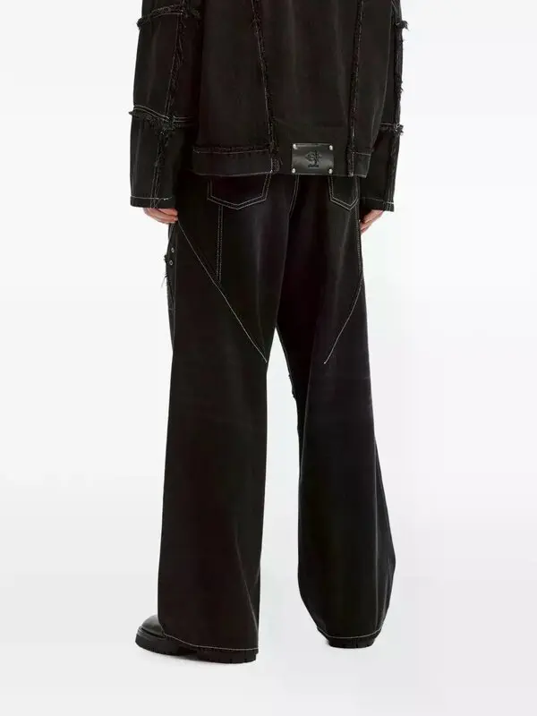 FIVE CM Raw-edge Panelled Jeans