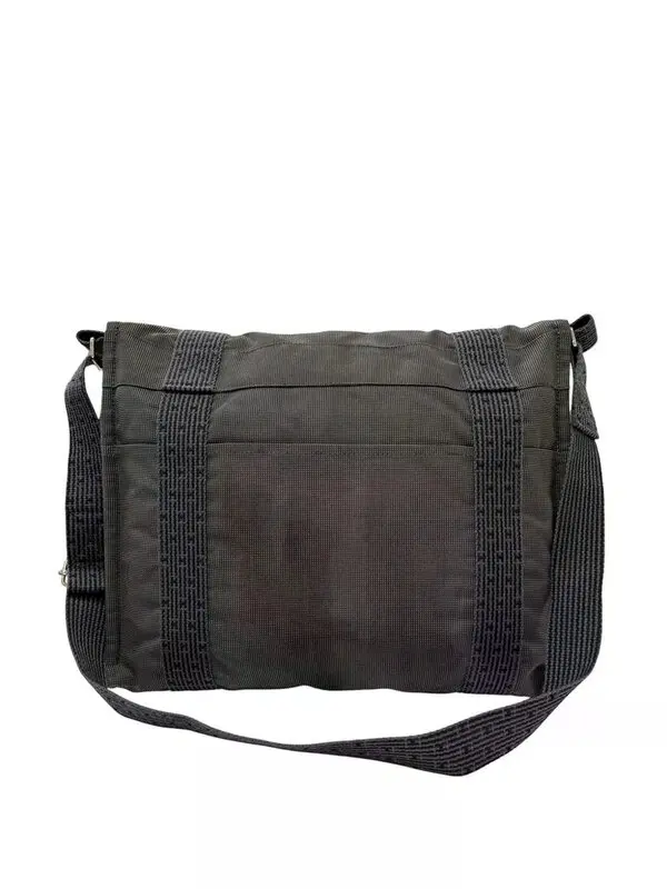 Hermès 1990-2010 Canvas Herline Messenger Crossbody Bag