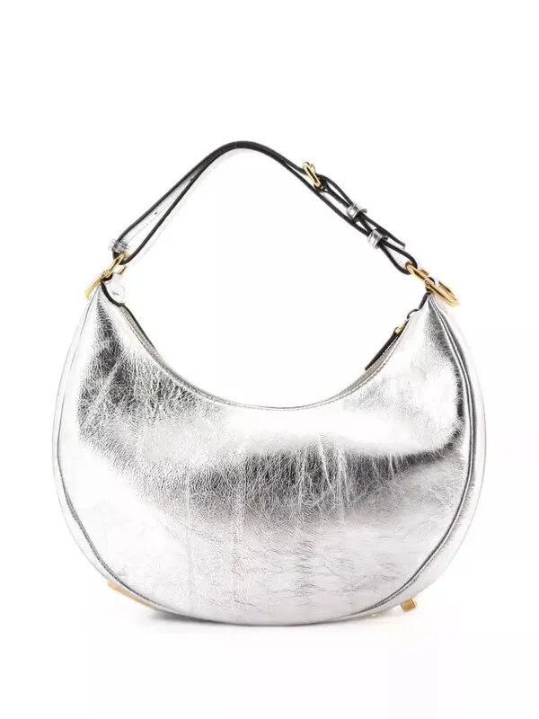 Fendi Graphy Leather Small Hobo Bag