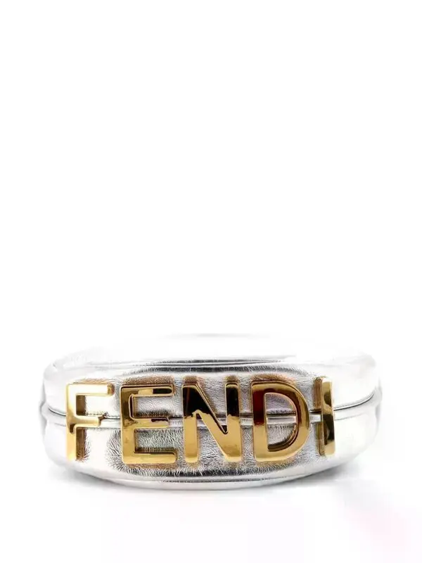 Fendi Graphy Leather Small Hobo Bag