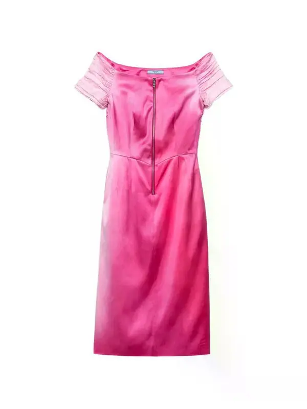 Prada Washed Duchesse Dress