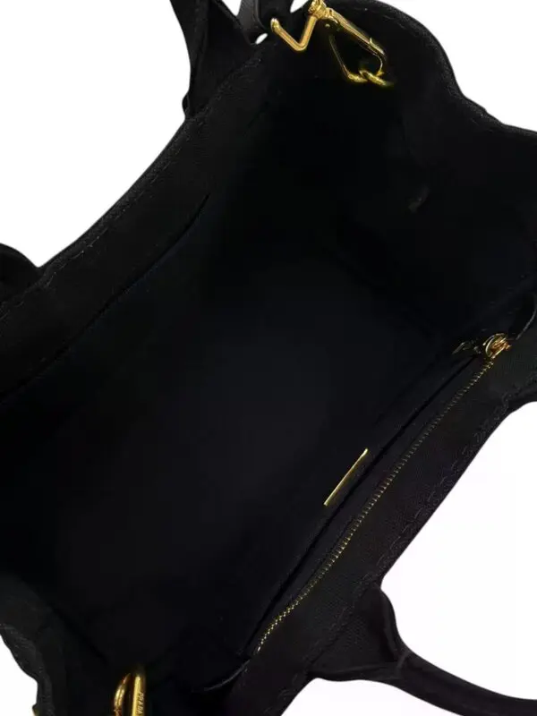 Prada 2013-2026 Small Canvas Canapa Logo Tote Satchel