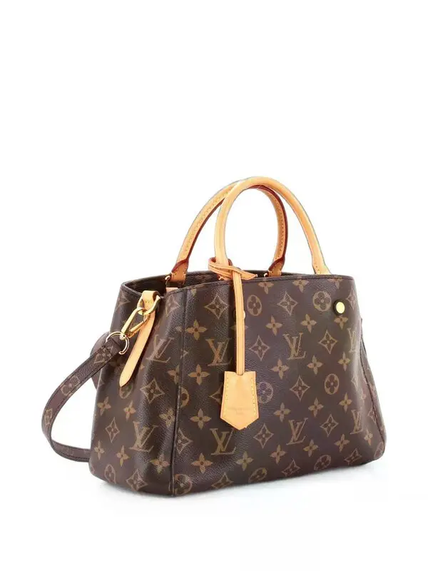 LOUIS VUITTON Montaigne Handbag Monogram Canvas Bb Satchel