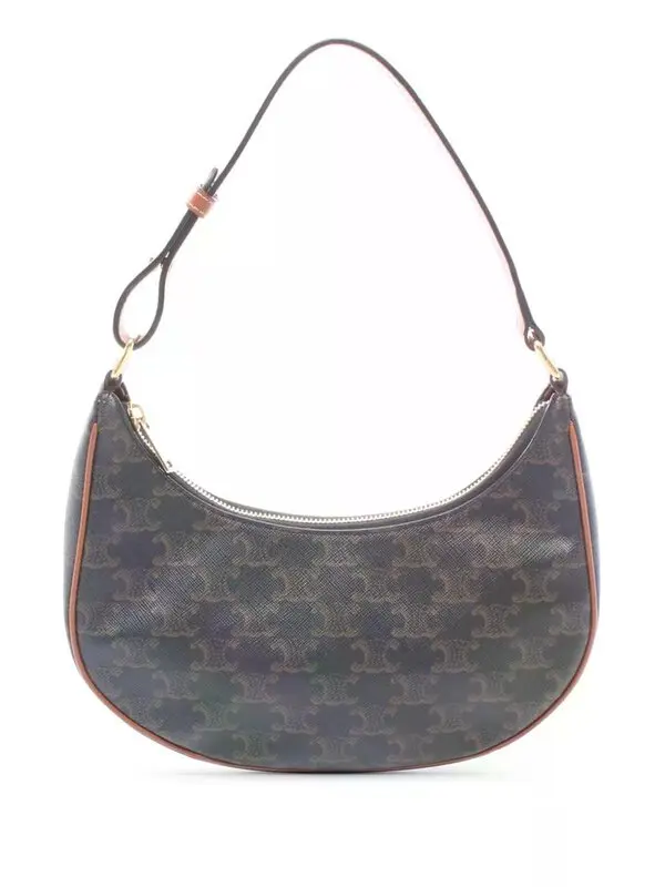 Celine 2010-2026 Medium Triomphe Coated Canvas Ava Shoulder Bag