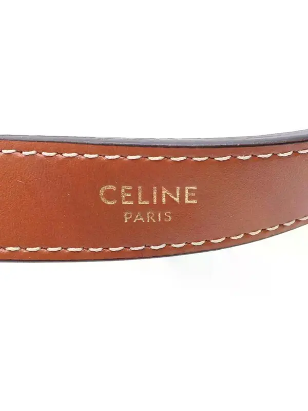 Celine 2010-2026 Medium Triomphe Coated Canvas Ava Shoulder Bag