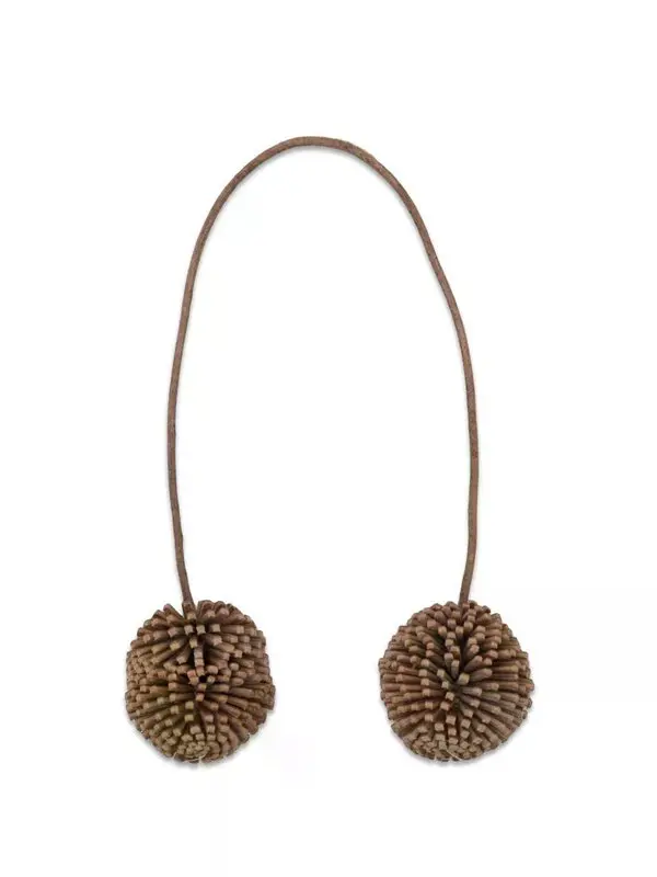 Dragon Diffusion Pom-pom Leather Bag Charm