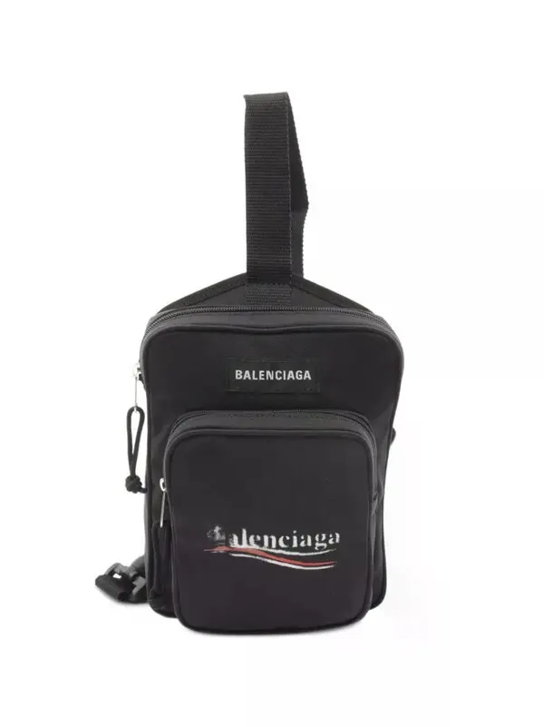 Balenciaga Explorer Crossbody Bag - Black