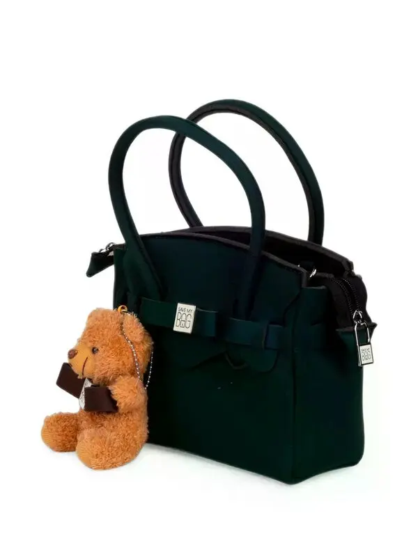 Save My Bag Miss Lycra Teddy Tote Bag - Green