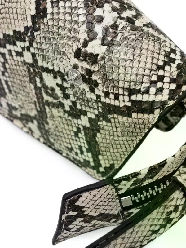 Sisley Snakeskin-effect Asymmetric Shoulder Bag