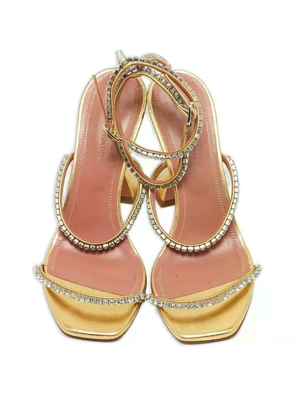 Amina Muaddi Gilda Crystal-embellished Sandals