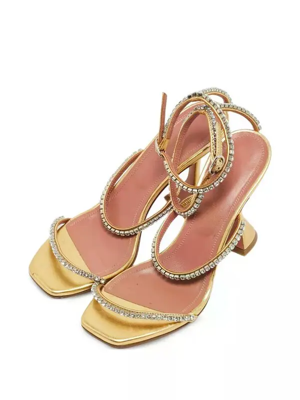 Amina Muaddi Gilda Crystal-embellished Sandals