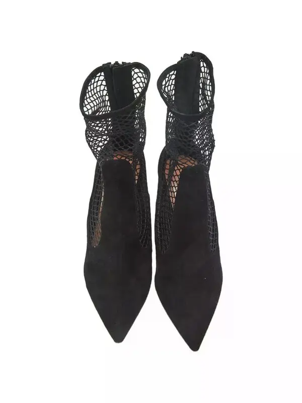 AQUAZZURA Dawn Mesh Ankle Boots