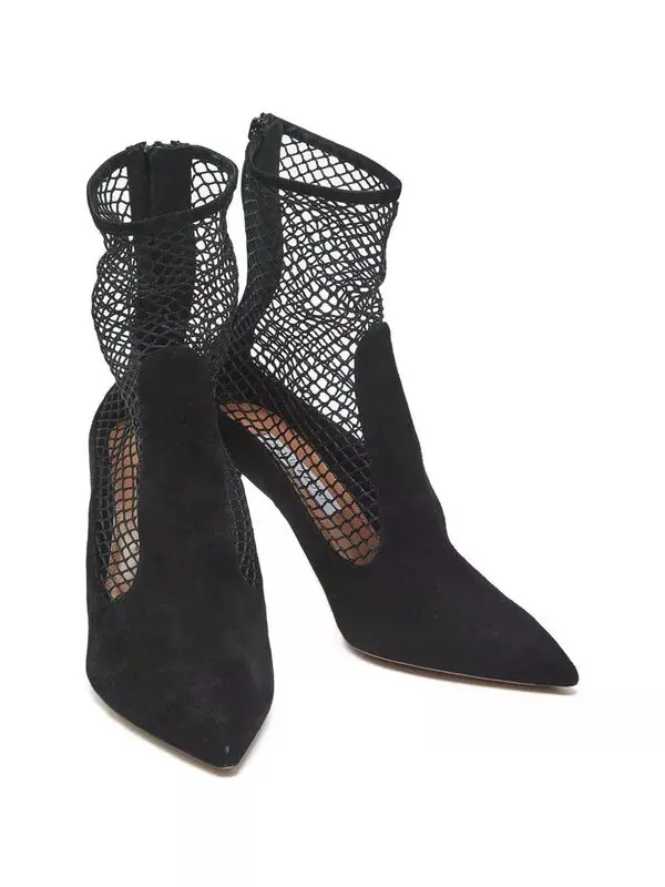 AQUAZZURA Dawn Mesh Ankle Boots