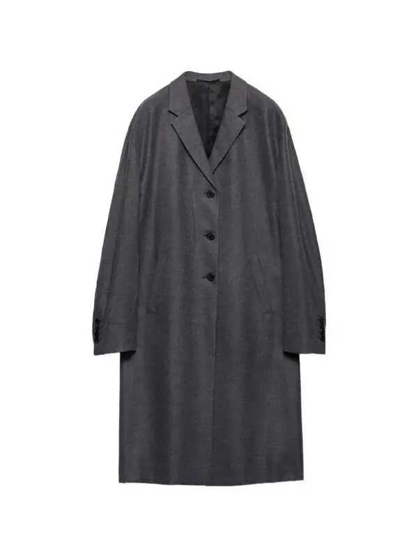 Prada Single-breasted Cashmere And Wool Coat