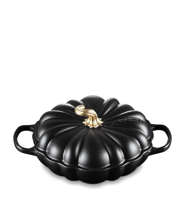 LE CREUSET Cast Iron Pumpkin Shallow Casserole Dish