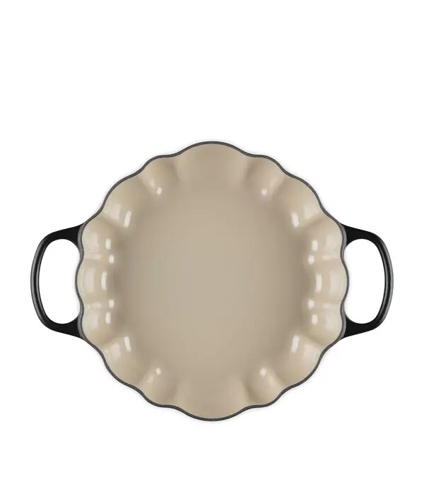 LE CREUSET Cast Iron Pumpkin Shallow Casserole Dish