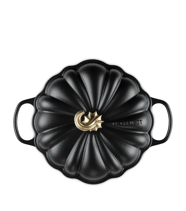 LE CREUSET Cast Iron Pumpkin Shallow Casserole Dish