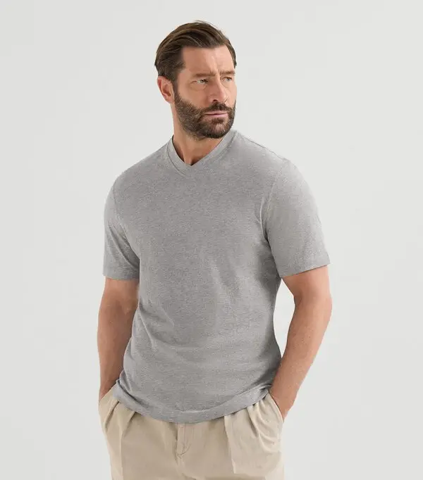 Brunello Cucinelli Cotton V-neck T-shirt