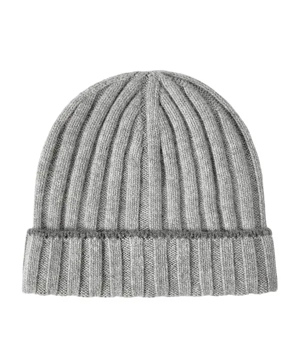 Brunello Cucinelli Cashmere Ribbed Beanie