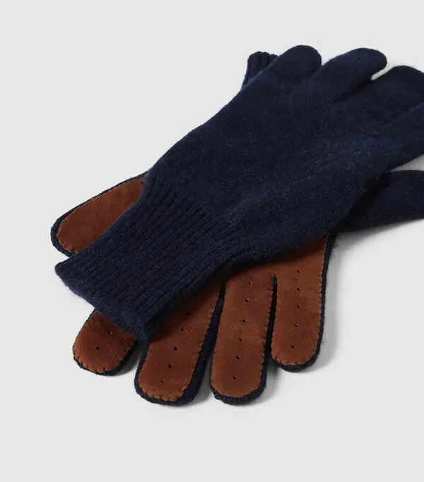 Brunello Cucinelli Cashmere-suede Gloves